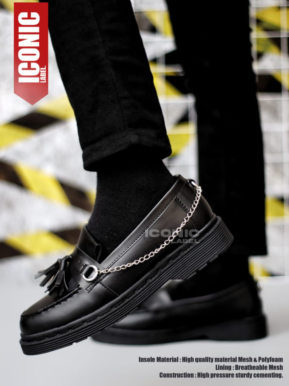 Jual Sepatu Loafers Docmart Formal Pantofel Kerja Pria Hitam | Shopee ...