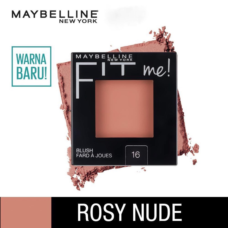 Jual Maybelline Fit Me Blush On 4.5gr Original - Shade 16 | Shopee ...