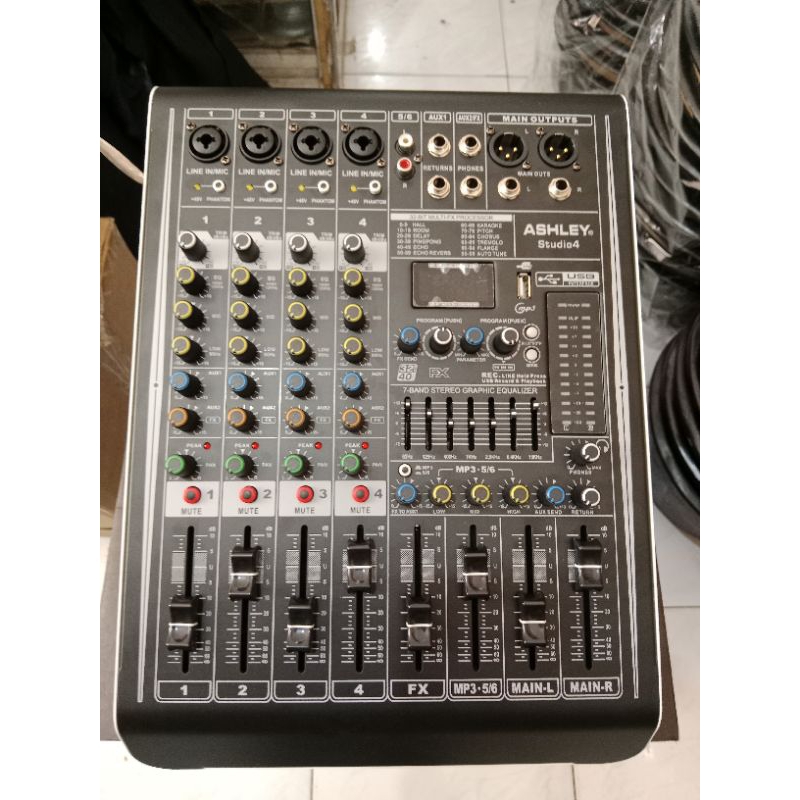 Jual ASHLEY STUDIO 4 with 16dsp 24bit Power mixer 4ch original | Shopee Indonesia