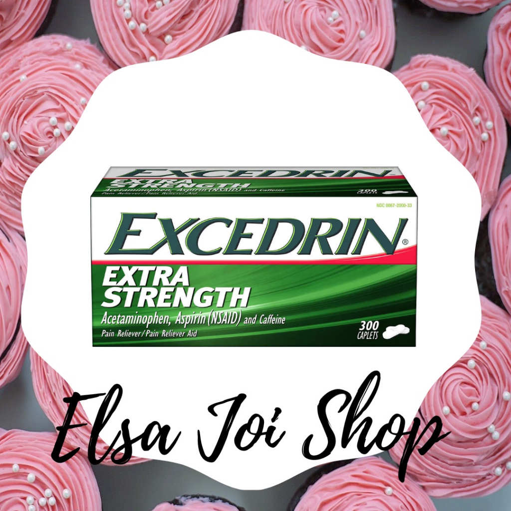 Jual Excedrin Extra Strength Pain Reliever Aid - 300 Caplets | Shopee ...