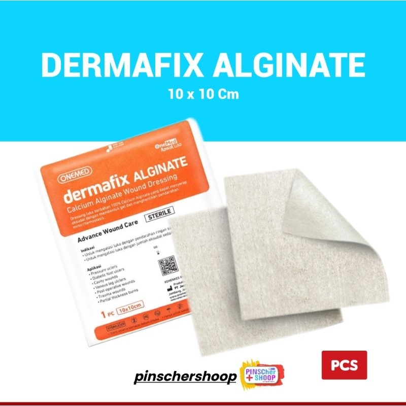 Jual Dermafix Alginate Wound Dressing 10 x 10 Cm / Pcs | Shopee Indonesia