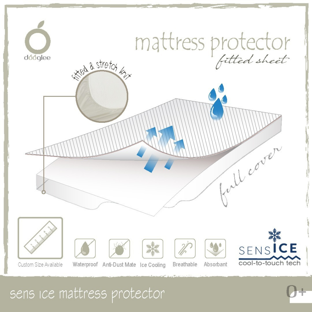 Jual Waterproof Mattress Protector SENSE-ICE technology | Shopee Indonesia
