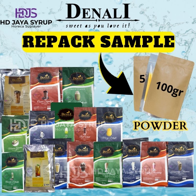 Jual Denali Powder (All variant Repack sample )100gr | Shopee Indonesia