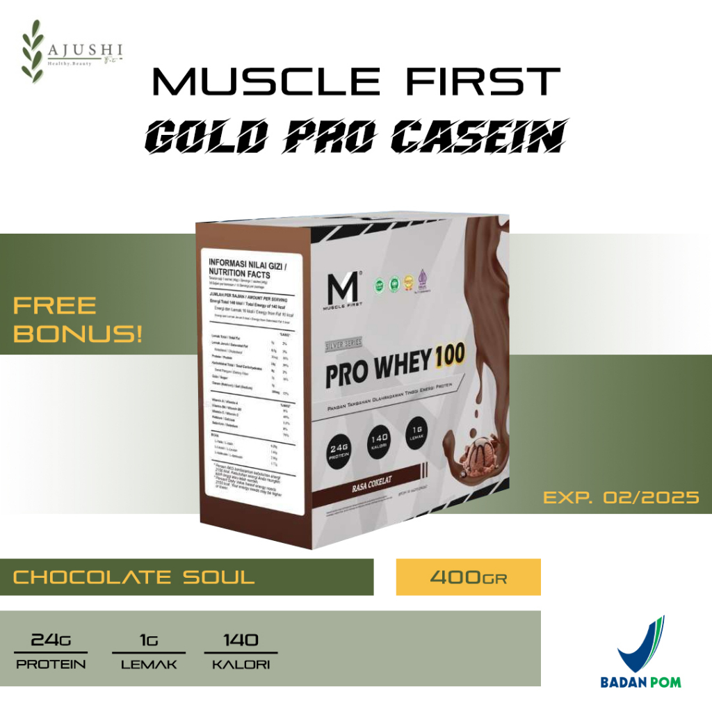 Jual M1 Musclefirst Pro Whey 10 Sachet 1 Box Whey Protein | Shopee Indonesia