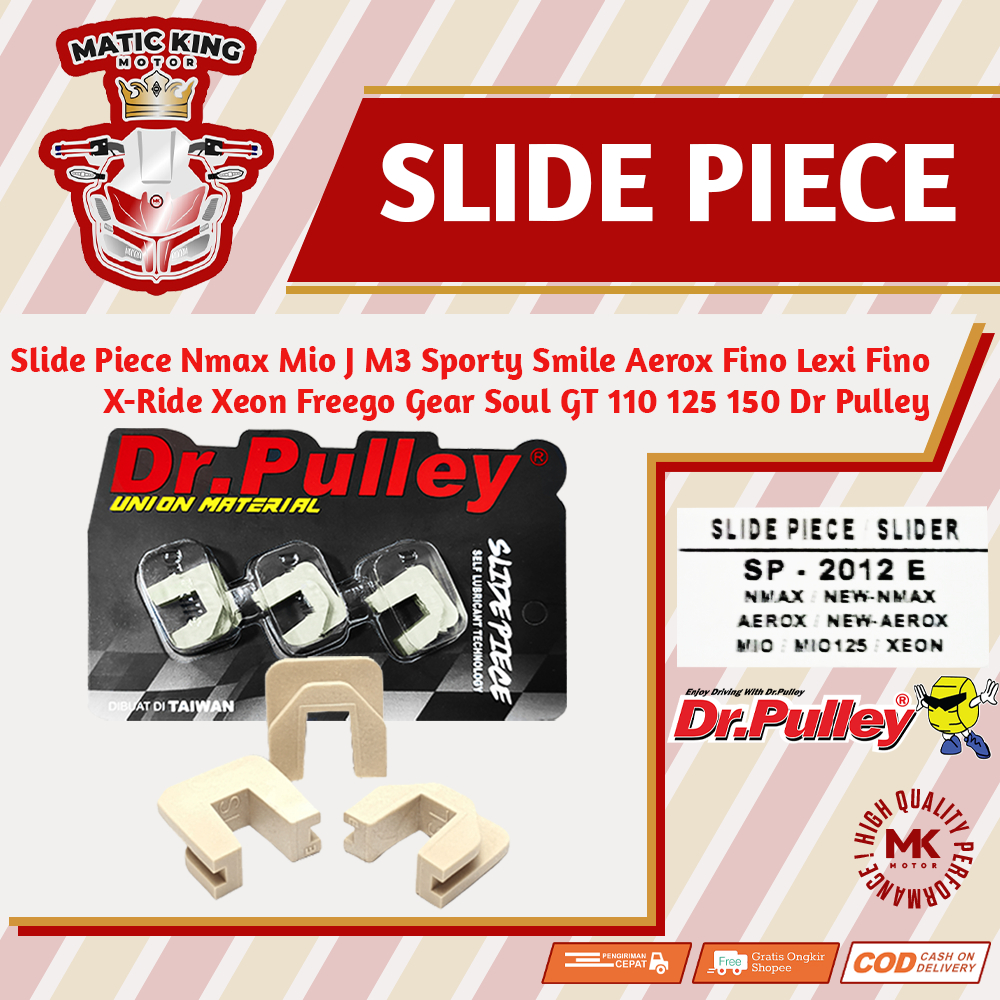 Jual Slide slider piece Mio Nmax Aerox Fino X-Ride Lexi Freego Gear ...