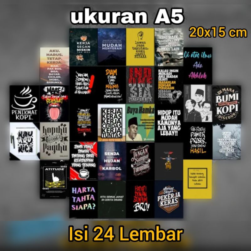 Jual Stiker Dinding Poster Motivasi Kata Kata Quotes Terkini | Shopee ...