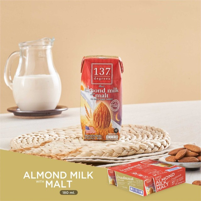 Jual 137 Degrees Almond Milk With Malt 180ml | Shopee Indonesia