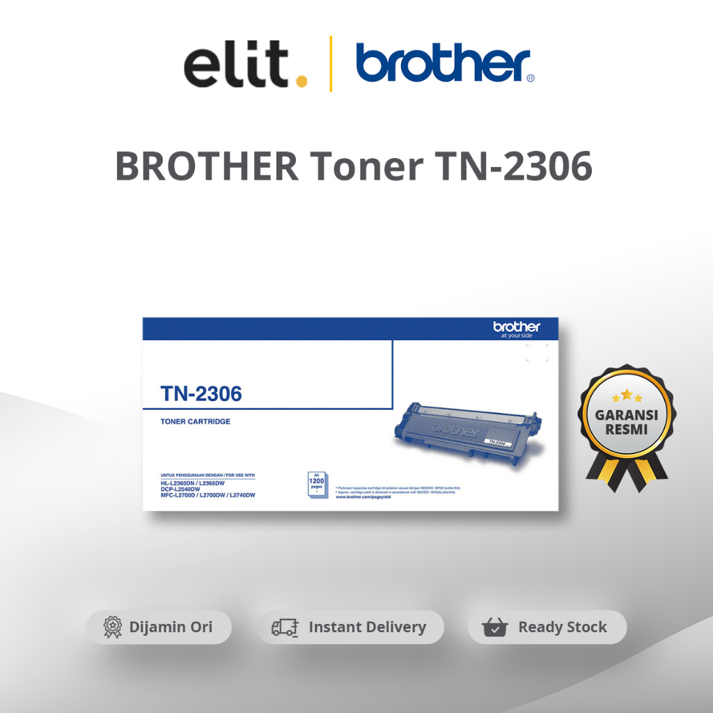 Jual BROTHER Toner TN-2306 | Shopee Indonesia