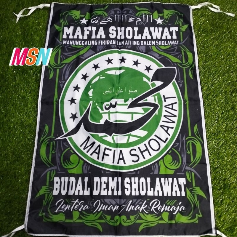Jual Bendera Full Printing MAFIA SHOLAWAT 90x60cm | Shopee Indonesia