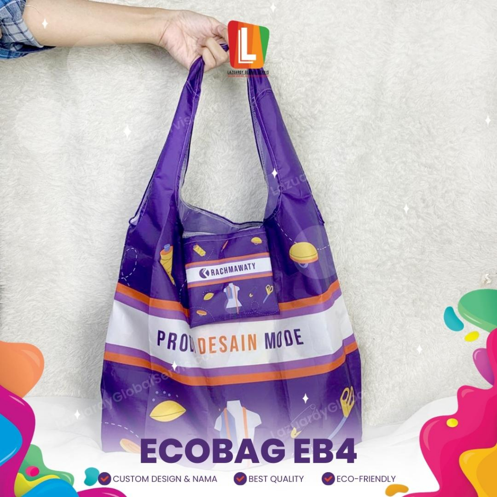 Jual Custom Ecobag / Tas belanja Eb4 Custom | Shopee Indonesia