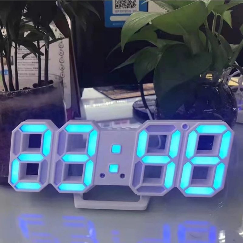 Jual Jam Meja Digital Led Alarm Digital Jam Mini Temperatur Persegi