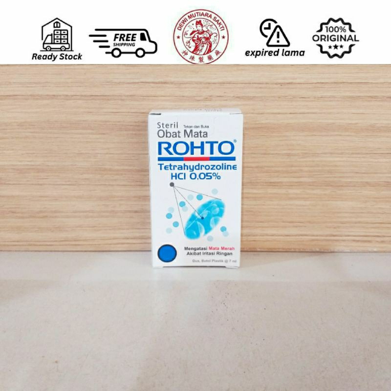 Jual ROHTO obat tetes mata steril 7ml | Shopee Indonesia