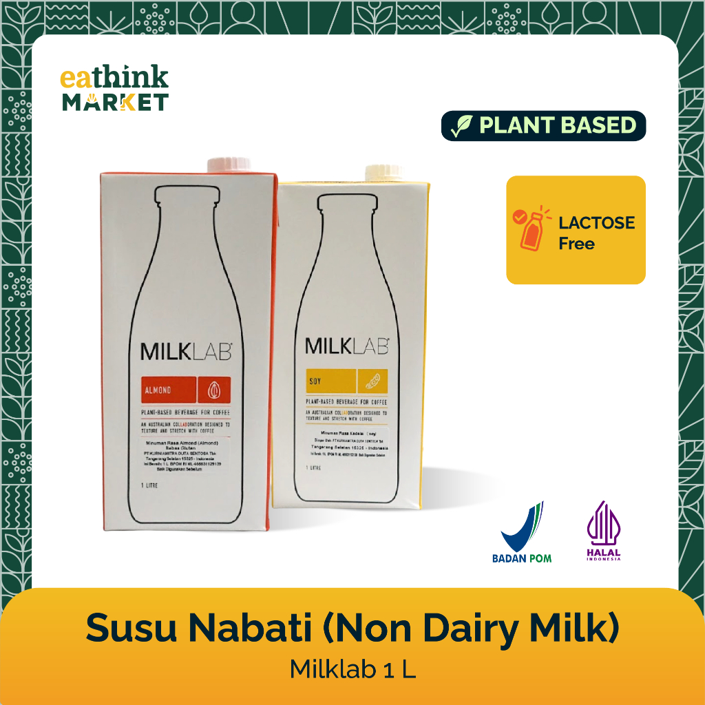 Jual Susu UHT Nabati / Plant Based Vegan Rendah Lemak Bebas Laktosa ...