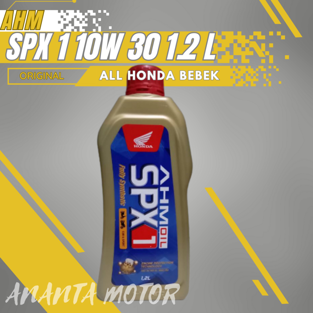 Jual NEW LIVE EXTRA Oli SPX 1 1,2 L 1200ML All Honda Original AHM Full ...