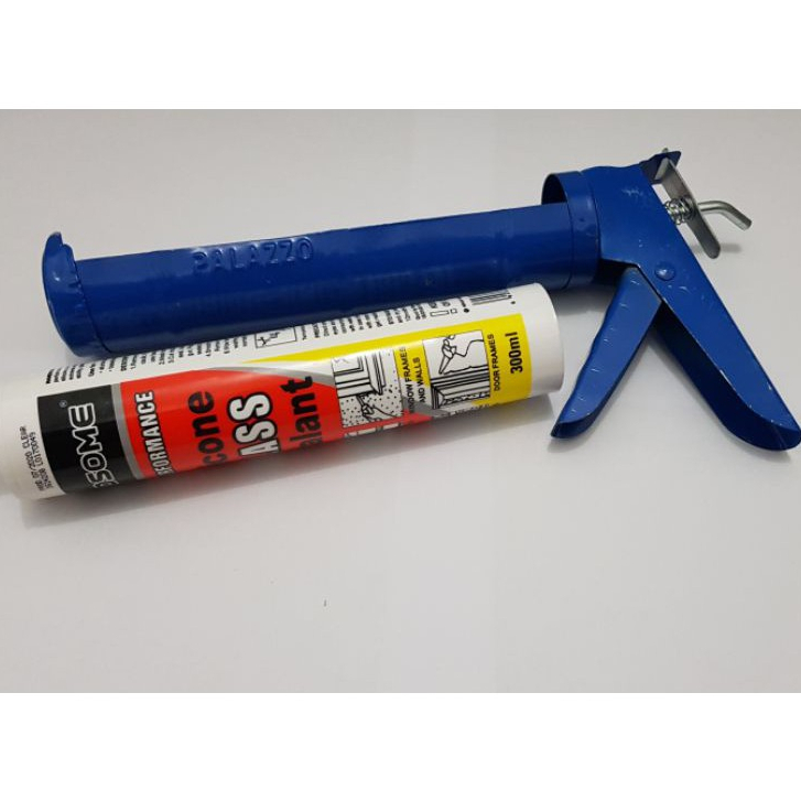 Jual PAKET BEST SELLER LEM KACA SILICONE SEALANT CLEAR WHITE BLACK ...