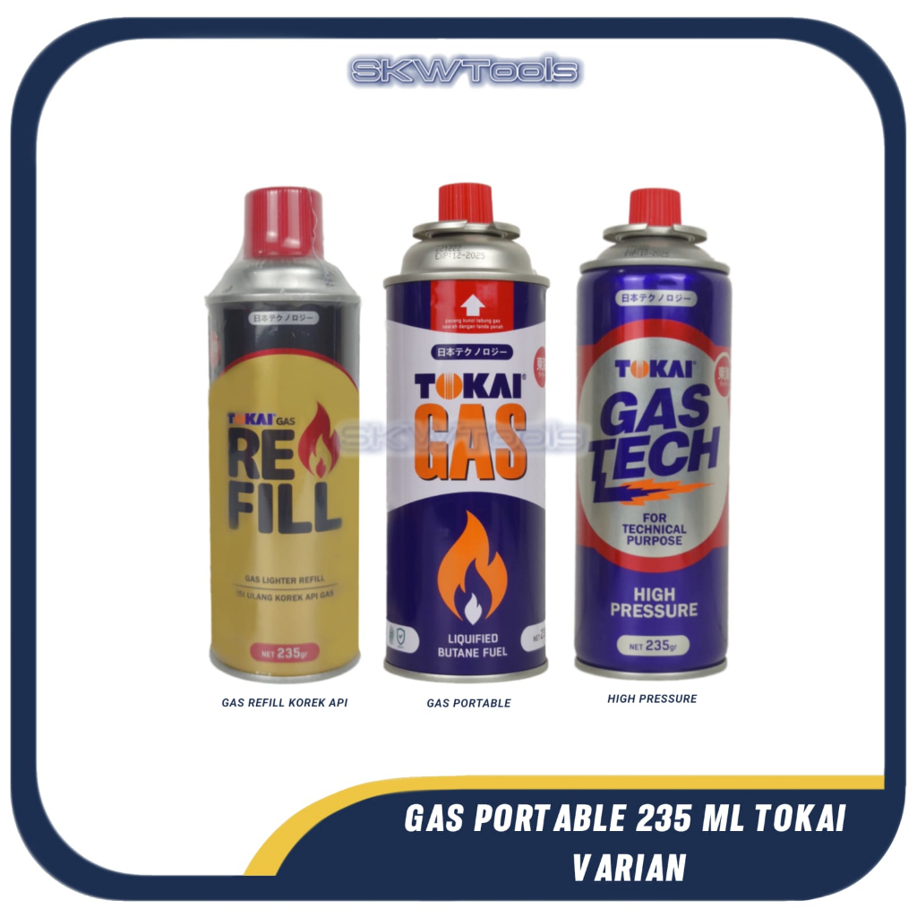 Jual Tabung gas kaleng Tokai new segel / gas kompor portable Original ...