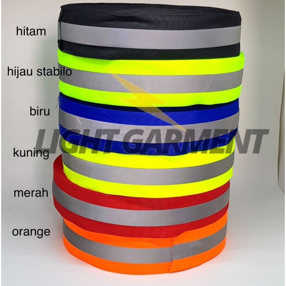Jual Pita Reflektor Pemantul Cahaya GRADE A Scotlight Scotchlite ...