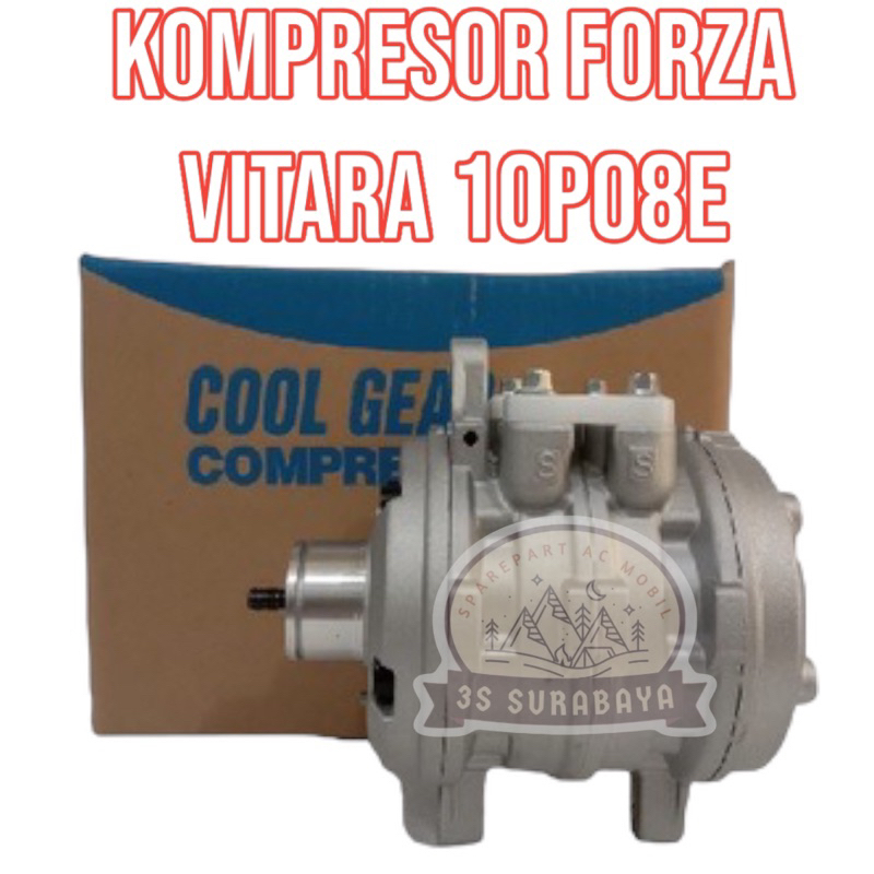 Jual Kompresor Forza Forsa Vitara 10P08E Suzuki Ac Mobil Compressor ...