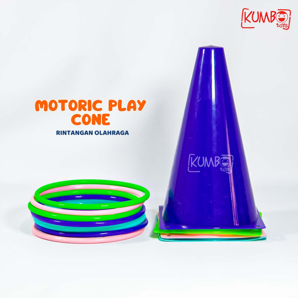 Jual Mainan Edukasi Anak Motoric Play Cone Rintangan Olahraga, Kerucut ...