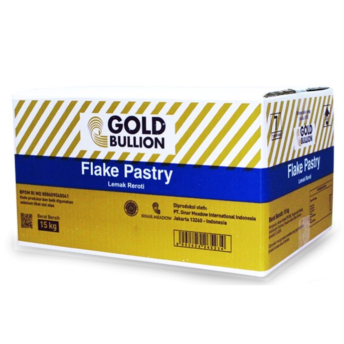 Jual Gold Bullion Flake Pastry 15 Kg-Korsvet 15 Kg | Shopee Indonesia