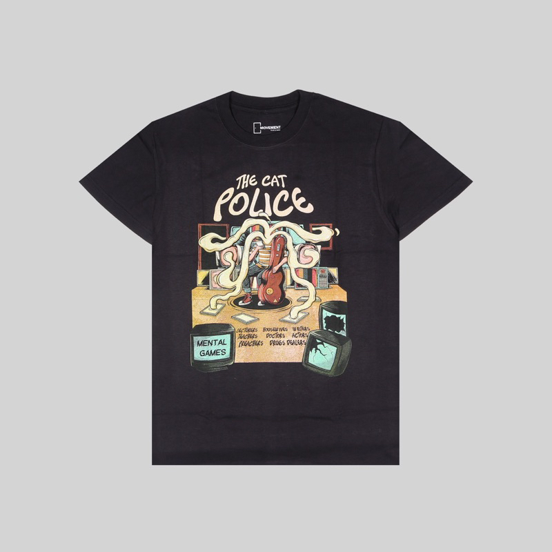 Jual TS THE CAT POLICE - MENTAL GAMES (ROCK MERCH) | Shopee Indonesia