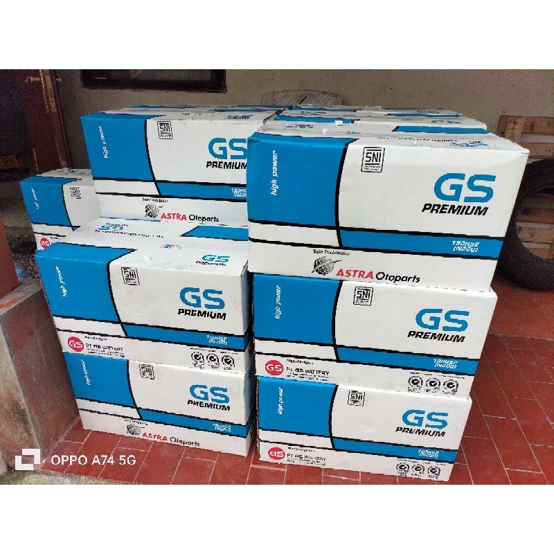 Jual Aki Accu battery GS Astra Premium N200 190H52 12V / 200AH Genset, Kapal, Alat berat ...