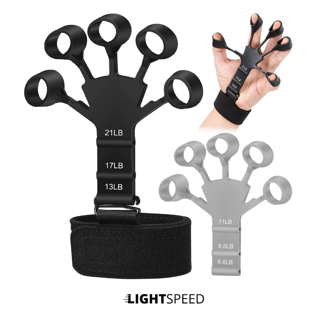 Jual LIGHTSPEED Finger Trainer / Finger Flexibility Training /Hand Grip ...