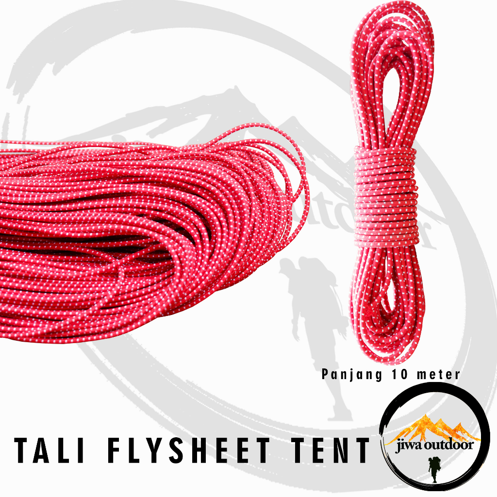 Jual Tali frame tenda tali elastis harga per meter 2,5mm | Shopee Indonesia