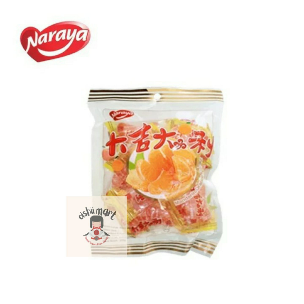 Jual Naraya Orange Jelly Candy / snack impor / permen candy / permen ...