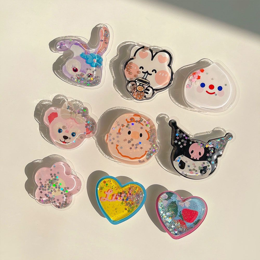 Jual [Selcyshine] Pop Socket Animation - Pop Socket Karakter Glitter ...