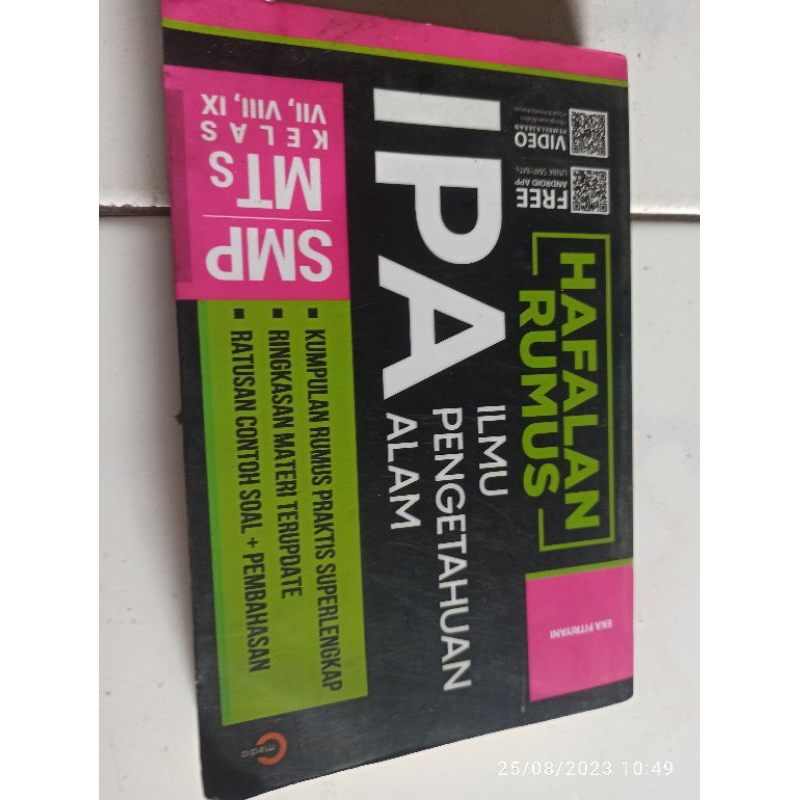 Jual buku hafalan rumus IPA SMP/Mts | Shopee Indonesia