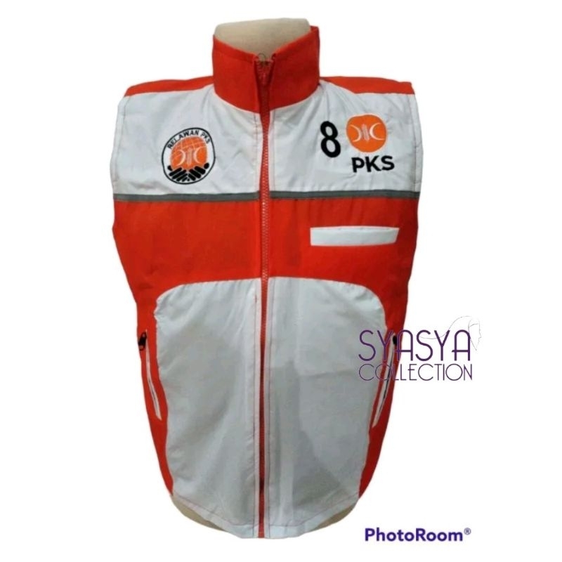 Jual rompi PKS orange angka 8 | Shopee Indonesia