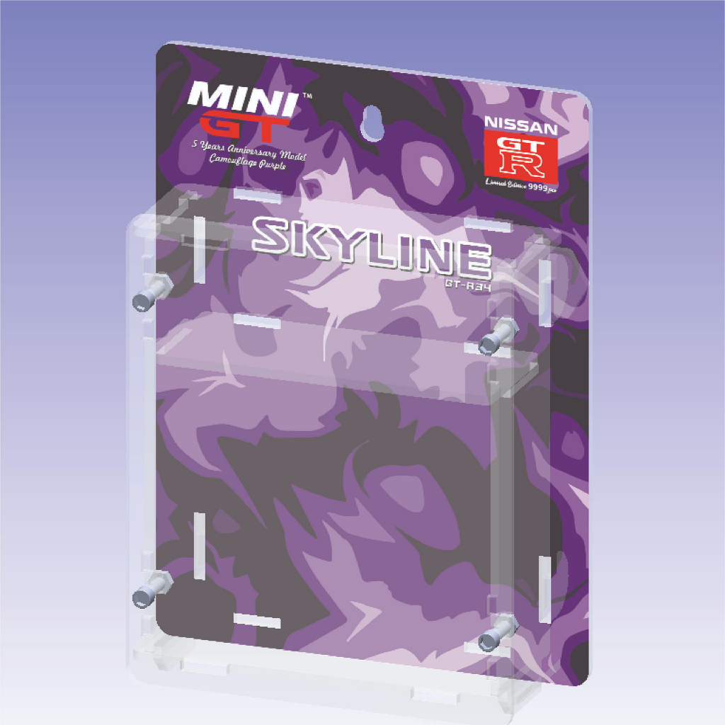 Jual Rak Akirlik MINIGT BOX AKRILIK MINIGT MINI GT Camouflage Ungu ...