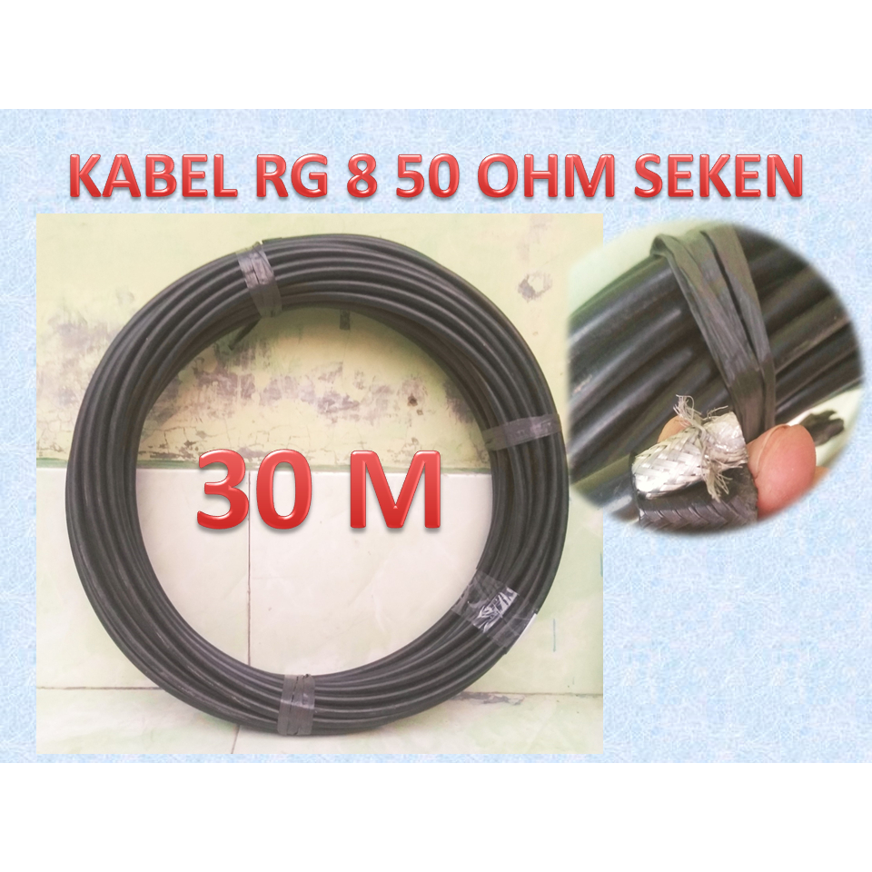 Jual kabel rg 8 50ohm 30 meter | Shopee Indonesia