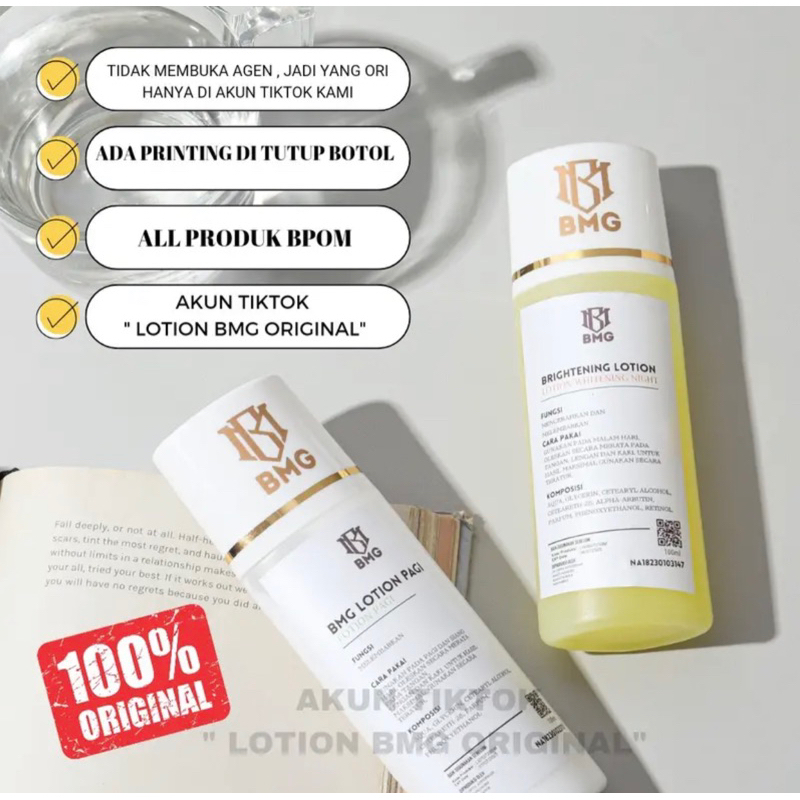Jual BMG LOTION ANGGUR BPOM / LOTION PEMUTIH BADAN AMPUH PAKET SIANG MALAM | Shopee Indonesia