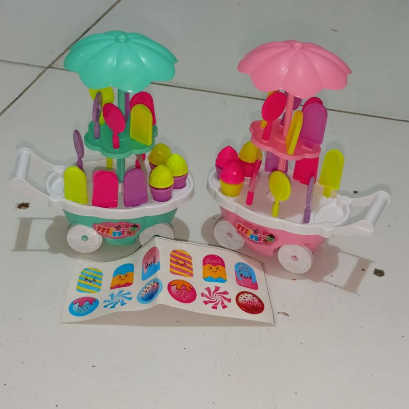 Jual PROMO MAINAN MINI TROLI ESKRIM FFI 526 | Shopee Indonesia