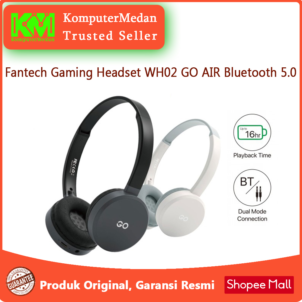 Jual Fantech Gaming Headset WH02 GO AIR Bluetooth 5.0 | Shopee Indonesia