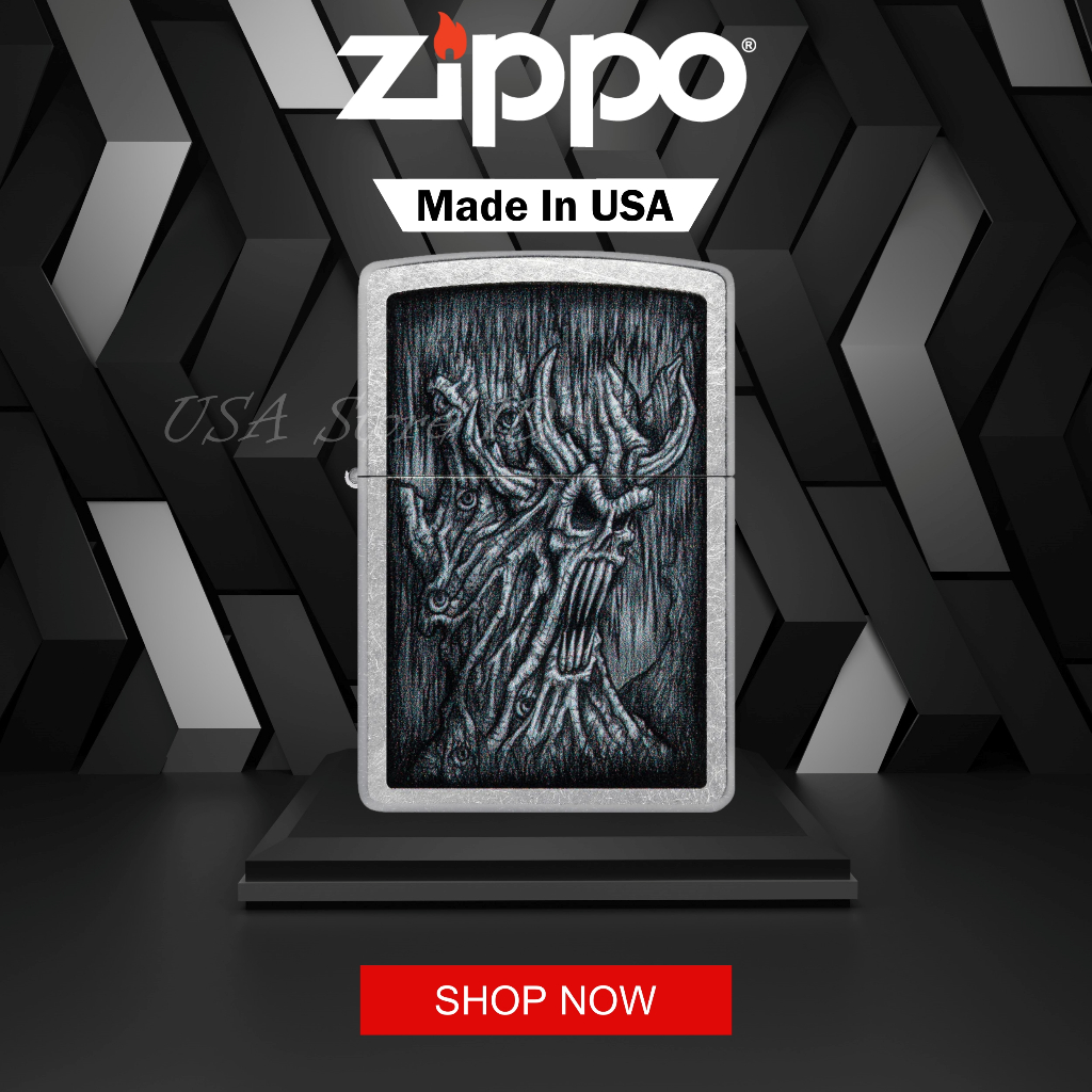 Jual Korek Api Zippo Evil Tree Design 48681 Original Made In USA ...