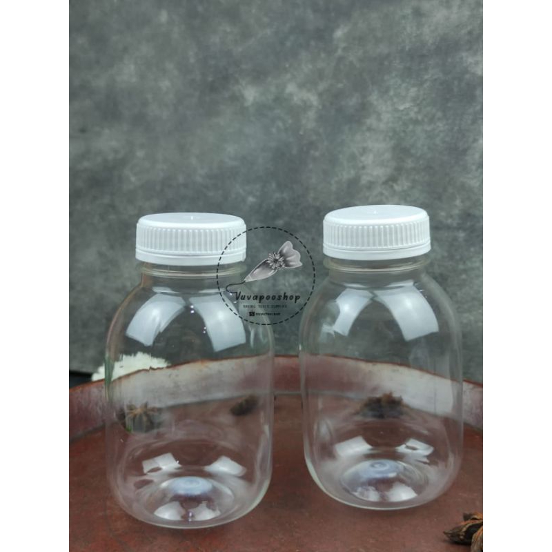 Jual Botol Gendut 250ml / Botol Plastik / Botol Minuman Kopi Jus ...