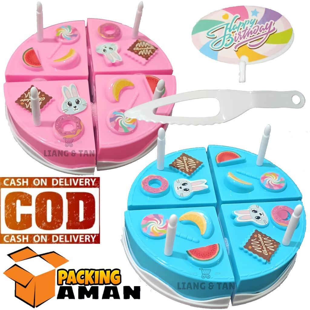 Jual MAINAN ANAK KUE TART ULANG TAHUN / MAINAN KUE POTONG ULANG TAHUN ...
