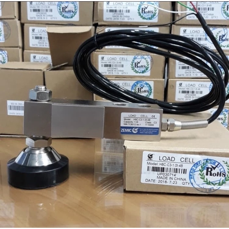 Jual Load Cell Zemic H8C 1 Ton / Sensor Timbangan Zemic H8C 1 Ton ...