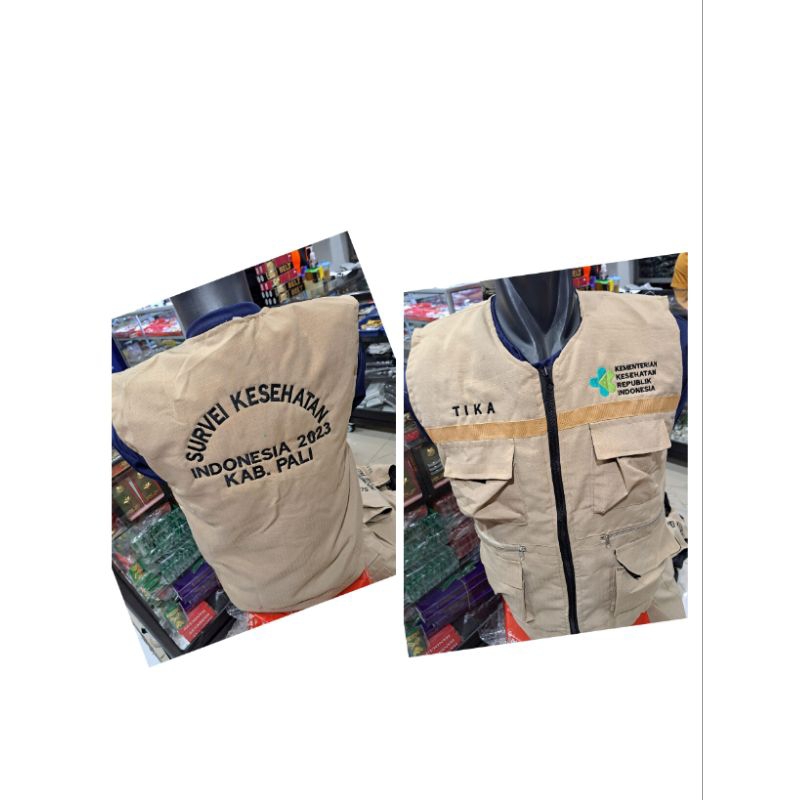 Jual rompi cream kemenkes#rompi survei kesehatan | Shopee Indonesia