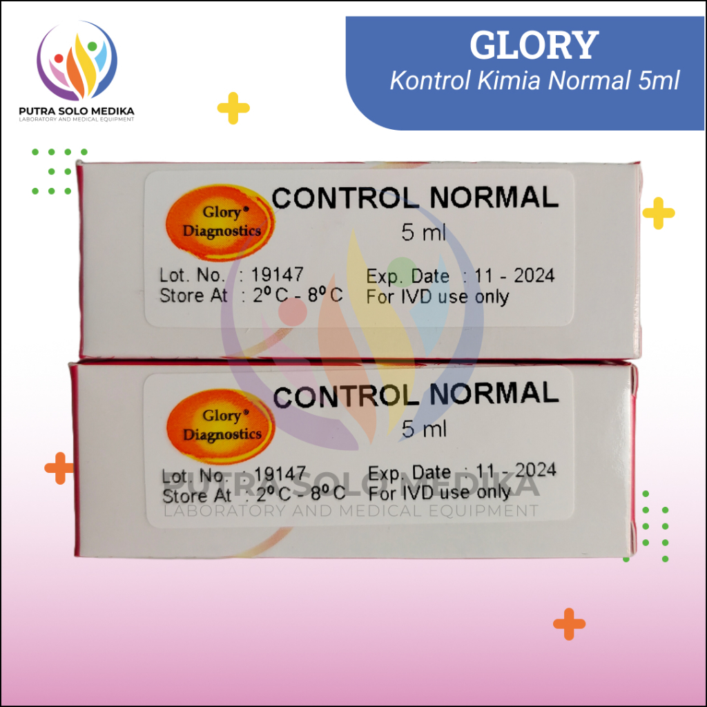 Jual KONTROL KIMIA NORMAL / CONTROL SERUM ISI 5 ML | GLORY | Shopee Indonesia