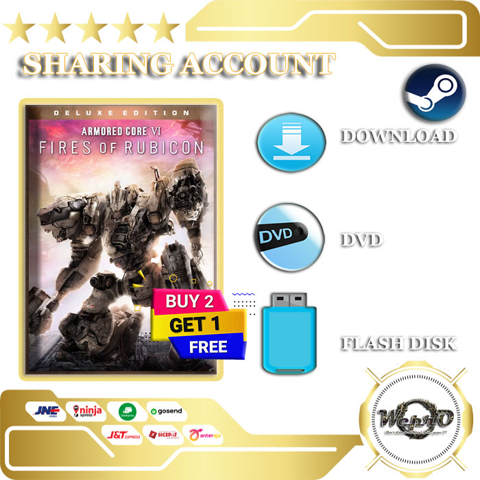 Jual ARMORED CORE VI FIRES OF RUBICON Deluxe Edition Pc Game Original ...
