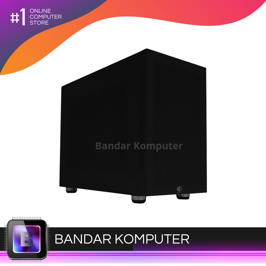 Jual CASING CUBE GAMING AXEL V2 BLACK M-ATX FRONT & SIDE MESH PANEL ...