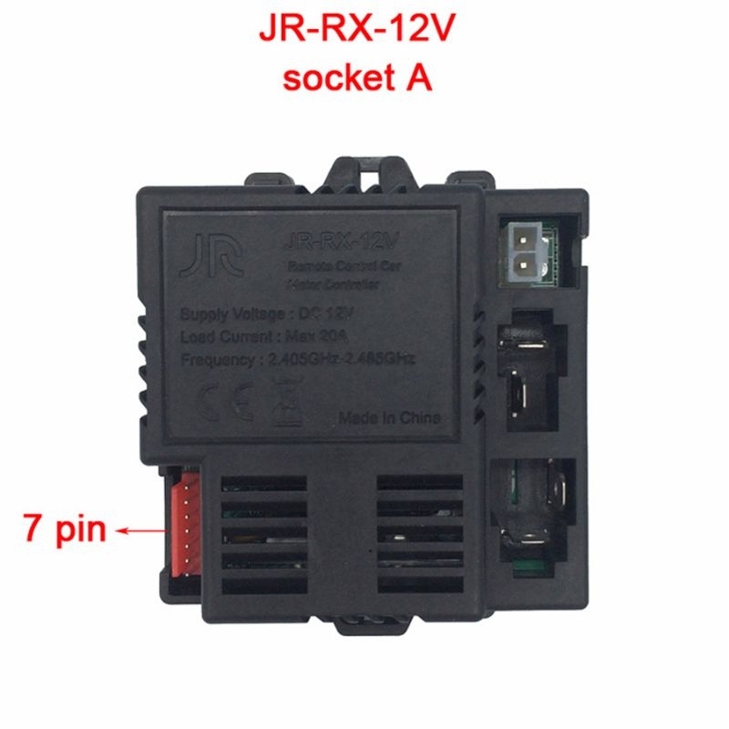Jual REMOT RECEIVER MOBILAN AKI JR-RX-12V 7 PIN 20A SOKET A / B REMOTE ...
