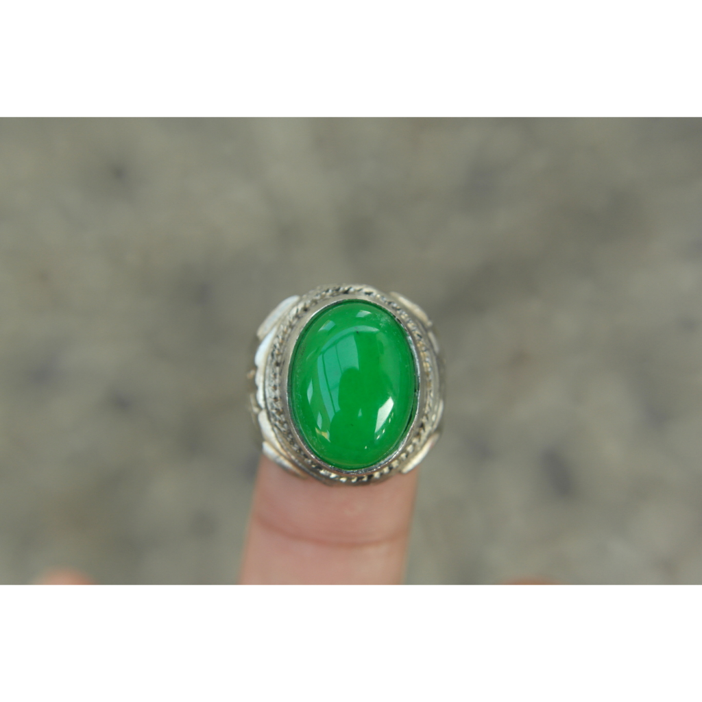 Jual Natural Giok Taiwan Ring 8 Kode A557 | Shopee Indonesia