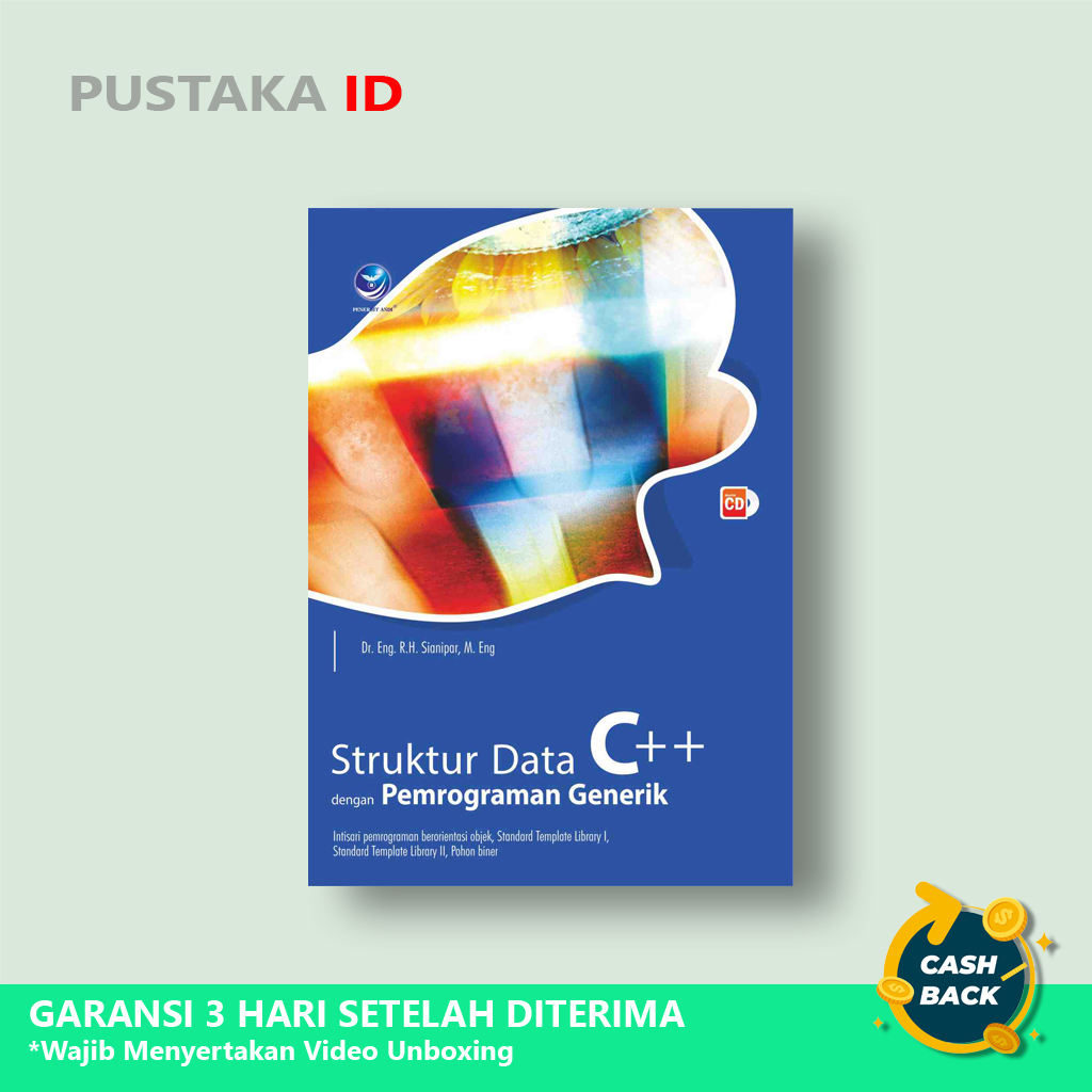 Jual Buku Struktur Data C++ Dengan Pemrograman Generik +CD - Original | Shopee Indonesia