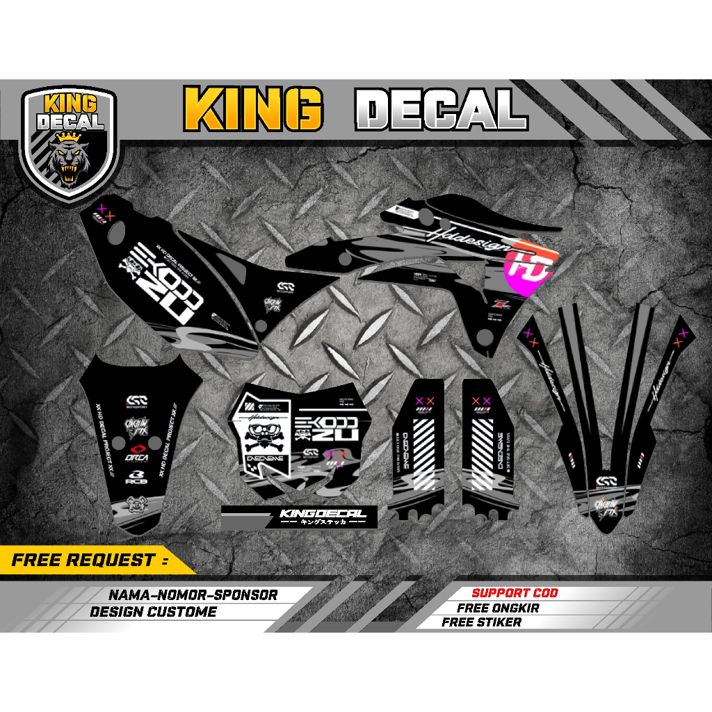 Jual DECAL STICKER KLX GORDON FULL BODY / DECAL GORDON / DECAL STIKER ...