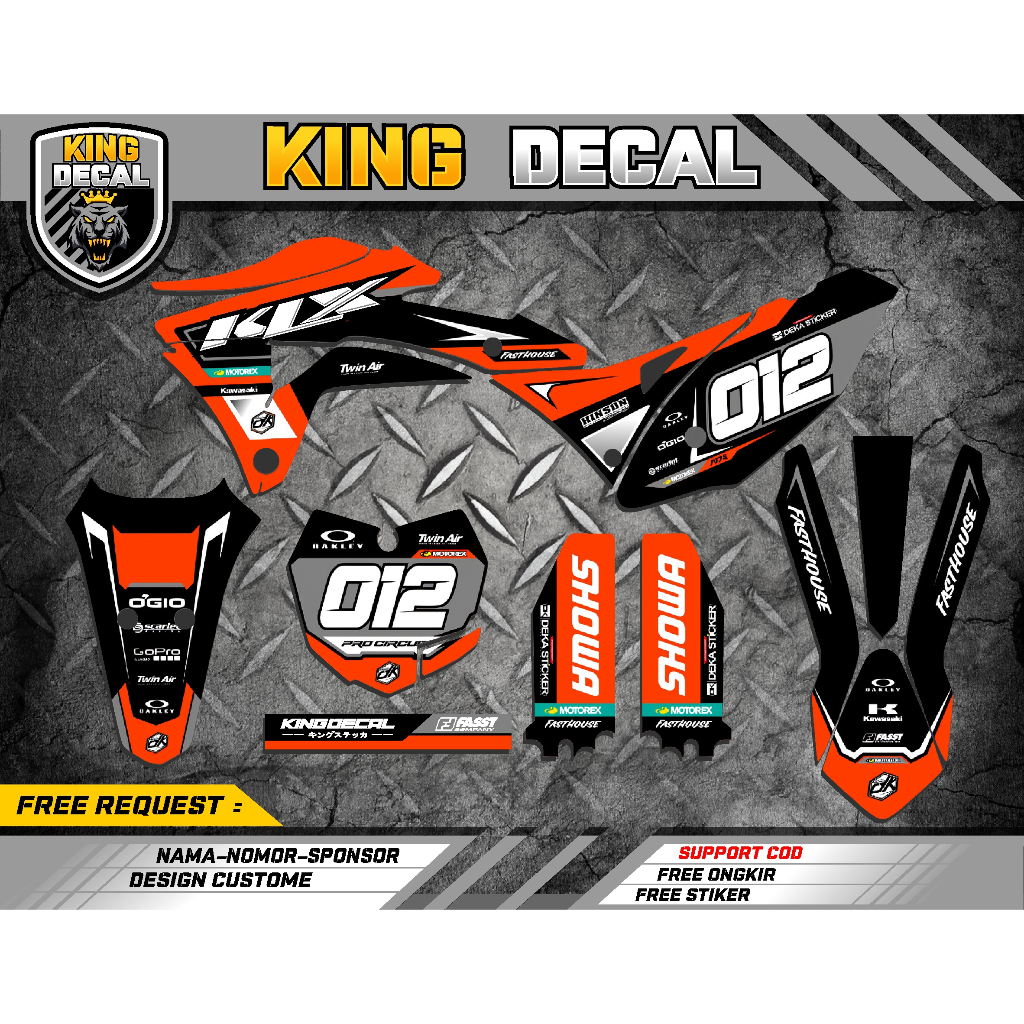 Jual DECAL STICKER KLX GORDON FULL BODY / DECAL GORDON / DECAL STIKER ...